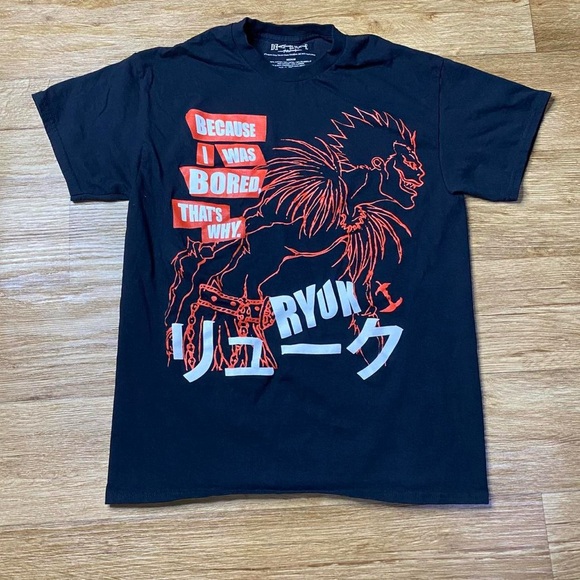 deathnote | Shirts | Death Note Black Graphic Tee | Poshmark